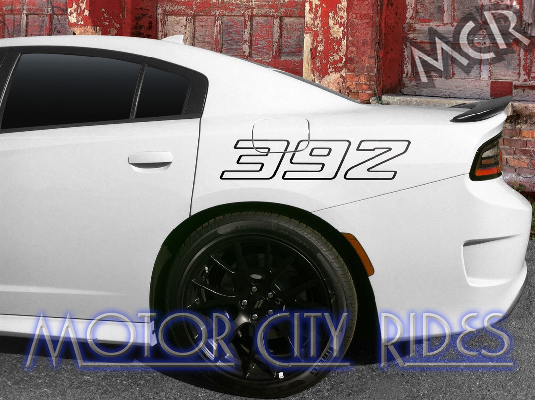 Dodge Charger 2015-2023 "scat PACK 392 Outline Quarter Panel Decal Kit ...
