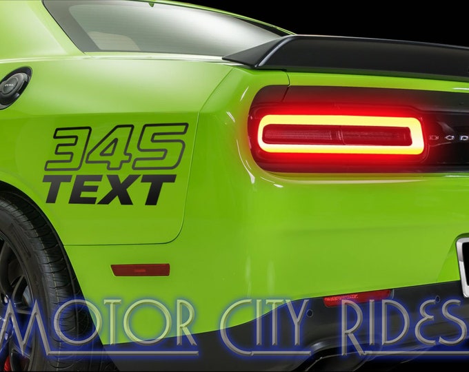 2008-2023 Dodge Challenger- 345, 392 HEMI, R/T, Scat Pack, SRT Quarter ...