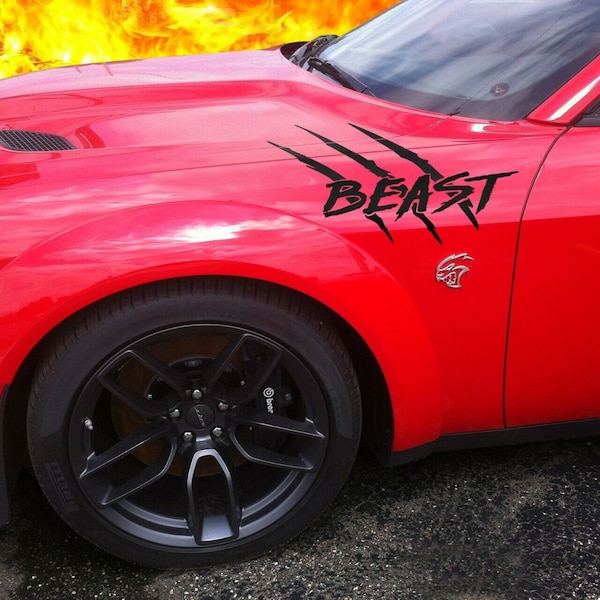 Car Decals Challenger Hash Marks Hood - Etsy