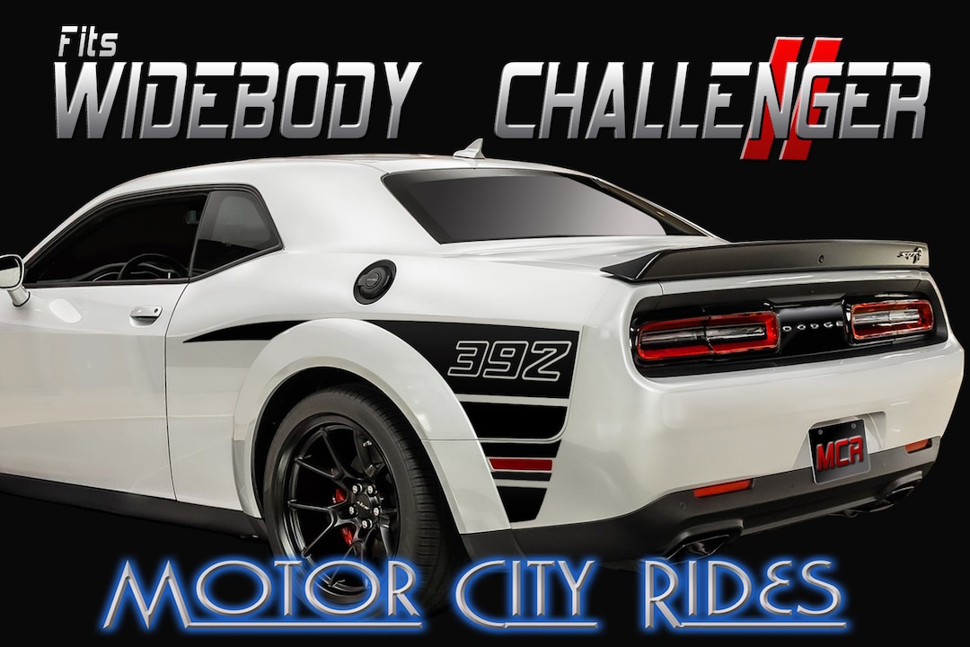 2018-2023 WIDEBODY Dodge Challenger-scat Pack, 392 HEMI, R/T, SRT ...