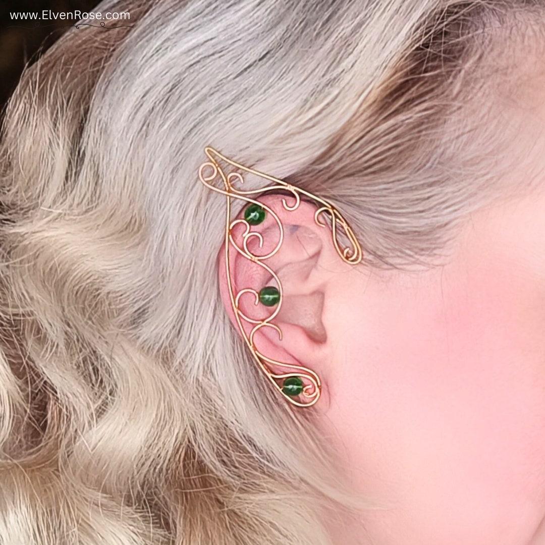 Elven Ranger Elf Ears - Fantasy Cosplay, Elvish Ear Cuffs, Fantasy Gift ...