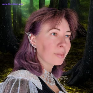 Elven Ear Cuffs: Swarovski Crystal & Moonstone Fairy Ear Wraps - Elf ...