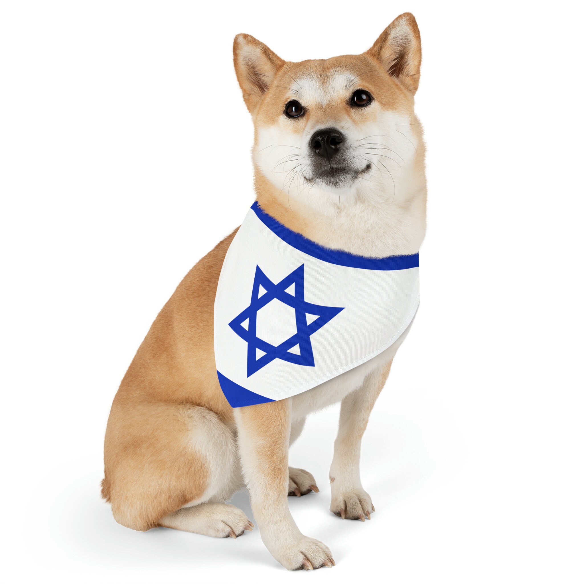 Israel Flag Dog Bandana, Flag of Israel Dog Bandana, Support Israel ...