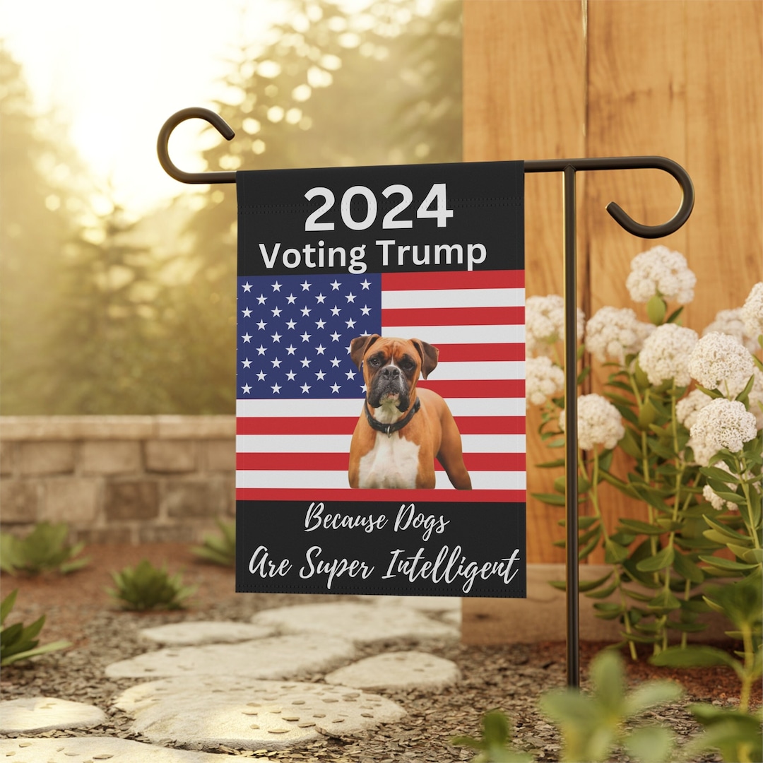 Voting 2024 Trump Yard Flag, American Flag, Patriotic Gifts, Fourth of ...
