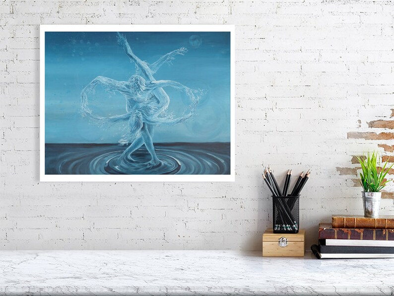 Infinity Symbol of Water PRINT Contemporary Dance Pose - Etsy
