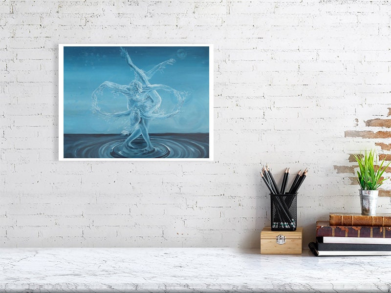 Infinity Symbol of Water PRINT Contemporary Dance Pose - Etsy
