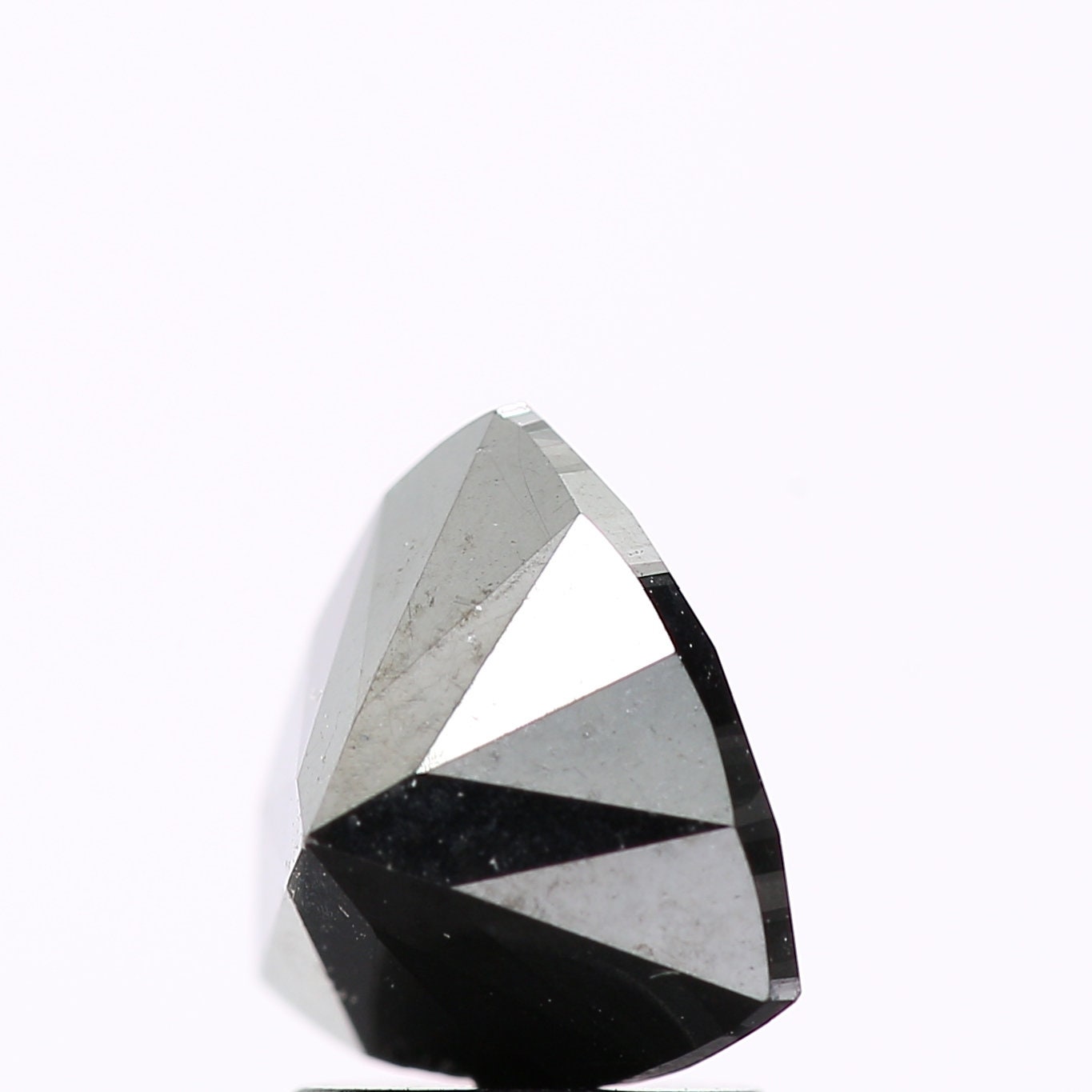 1.95 Carat Natural Black Triangle Diamond For | Etsy