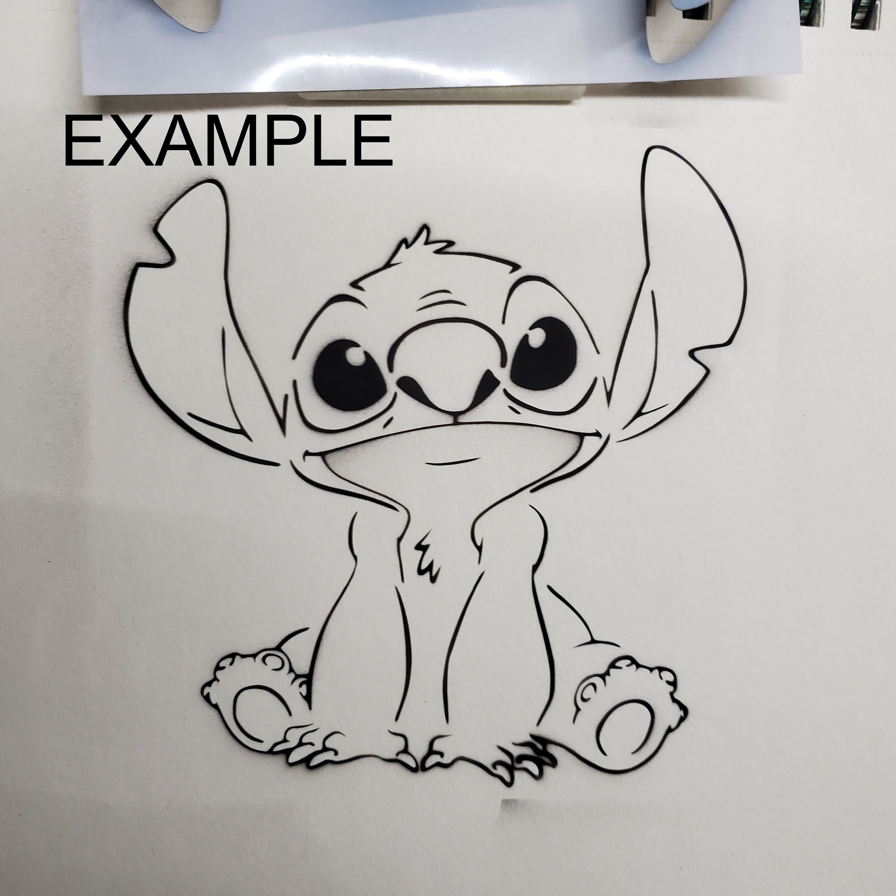 Reusable Mylar Stencil Stitch de Lilo & Stitch Home Decor Art | Etsy España