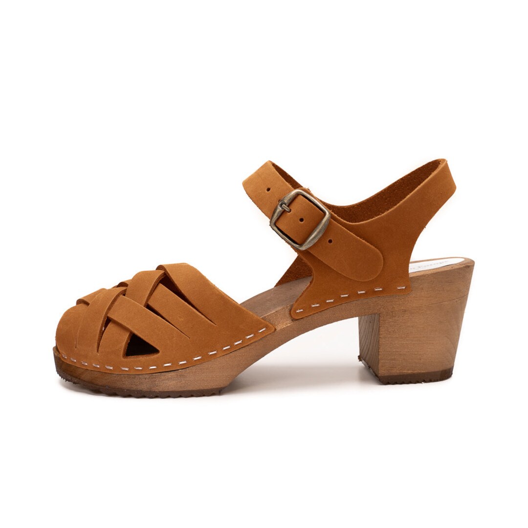 Mia-swedish Clogs,clogs Sandals,leather Clogs,leather Swedish Clogs ...