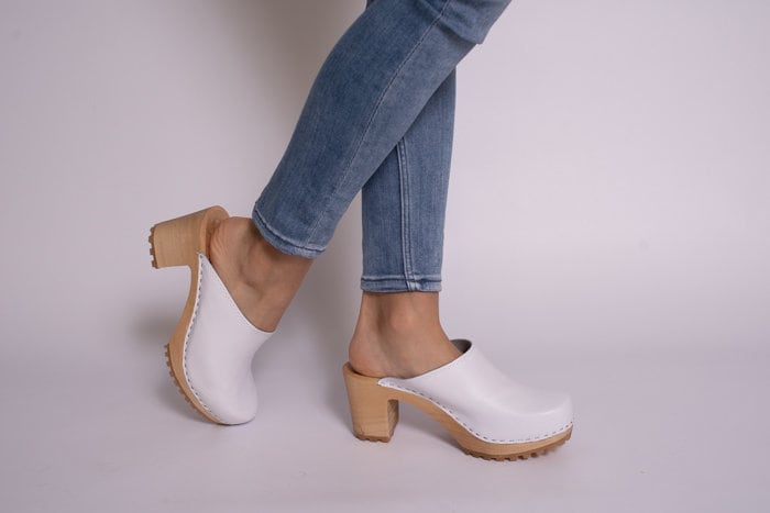 Swedish clogsLeather women shoesHeel clogsWomen | Etsy