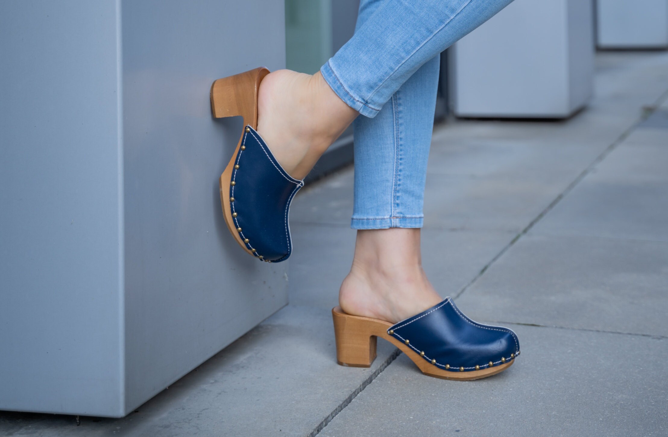 New Swedish clogs Leather women shoes Summer women shoes | Etsy
