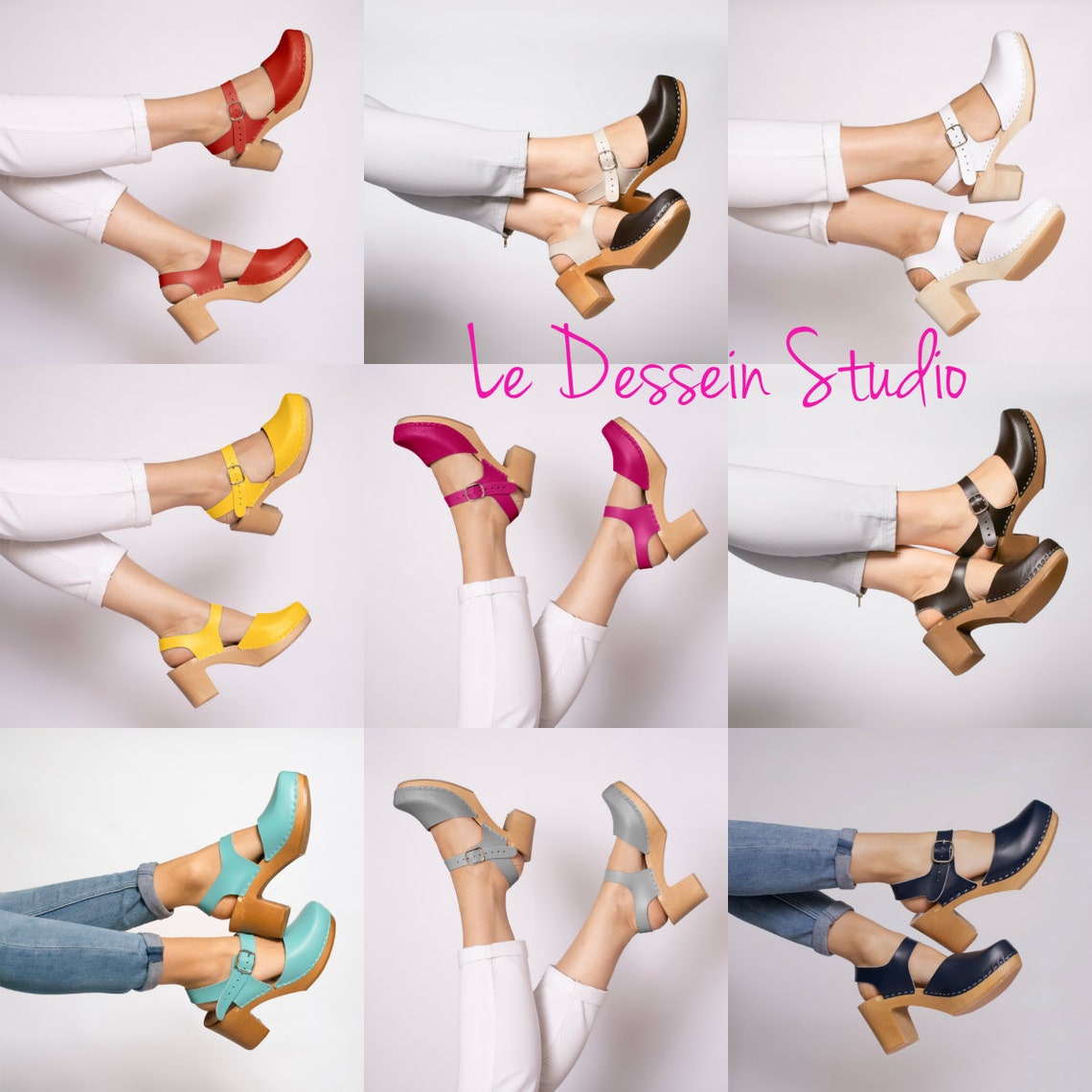 Swedish Clogsheel Clogswomen Clogsclogs 9leather - Etsy