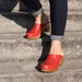 Red Swedish Clogs,clogs Women,high Heel Clogs,women Clogs,leather Shoes ...