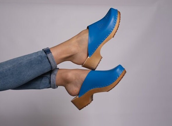 Rita swedish clogsLeather clogsWomen clogs Clogs | Etsy