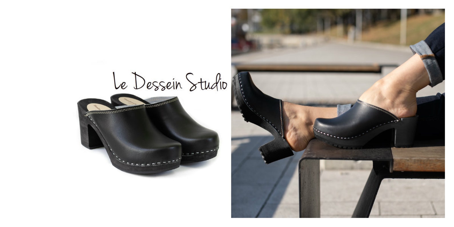 New Heel Clogs Women Clogs Leather Clogs Women Shoes Clogs Women ...