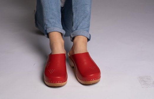 Rita swedish clogsLeather clogsWomen clogs Clogs | Etsy