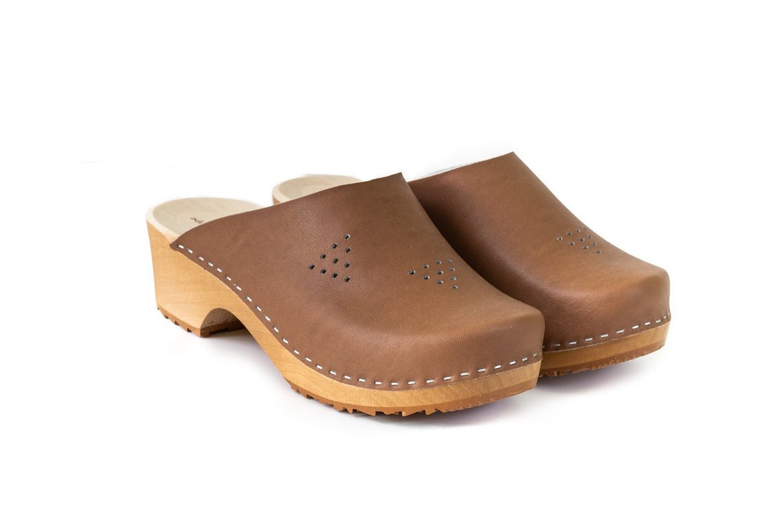 Clogsleather Women Shoesswedish Clogswomen Clogswomen | Etsy