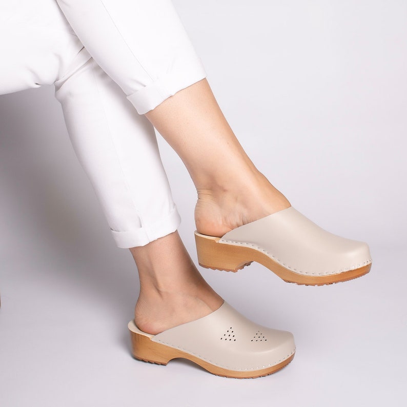 Swedish Clogs Low Heel Clogs Women Clogs Clogs 5 Heel Clogs Etsy