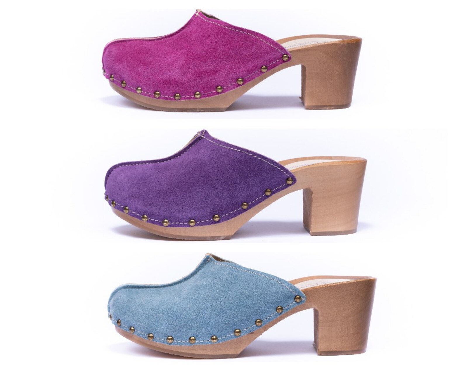 Damen Clogs Sommer Damen Schuhe Heel Clogs Wildleder Schuhe - Etsy.de