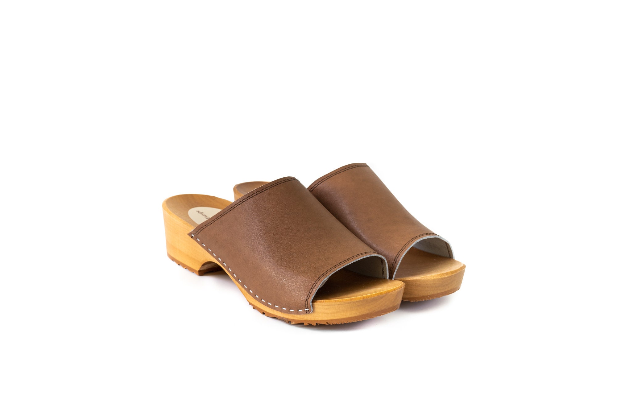 Swedish Clogs,women Summer Sandals,sandals Clogs,leather Women Shoes ...