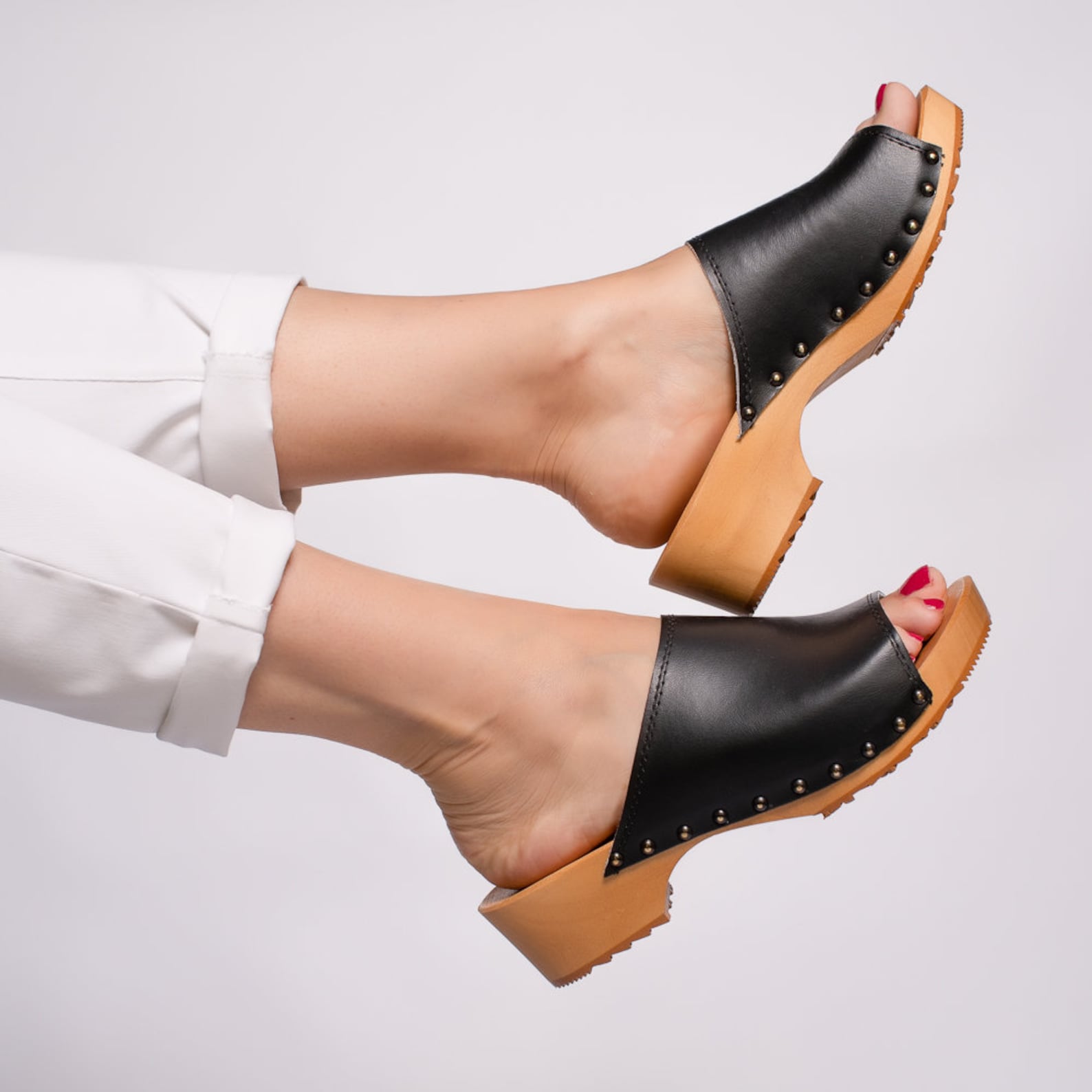 Leather Clogswomen Clogsleather Mulesclogs Womenwomen - Etsy