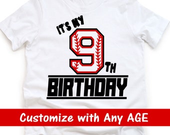 Baseball Birthday 9 - Etsy