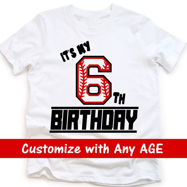 6th Birthday Shirt - Shop Online - Etsy