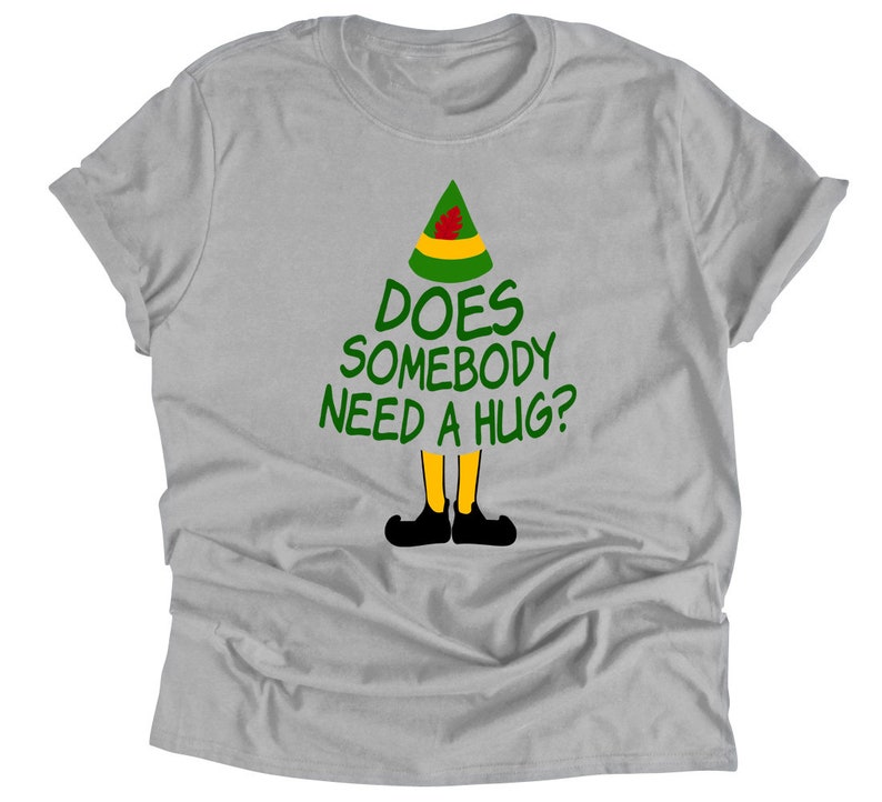 Christmas Movie Elf Quote Does Somebody Need A Hug Holiday | Etsy