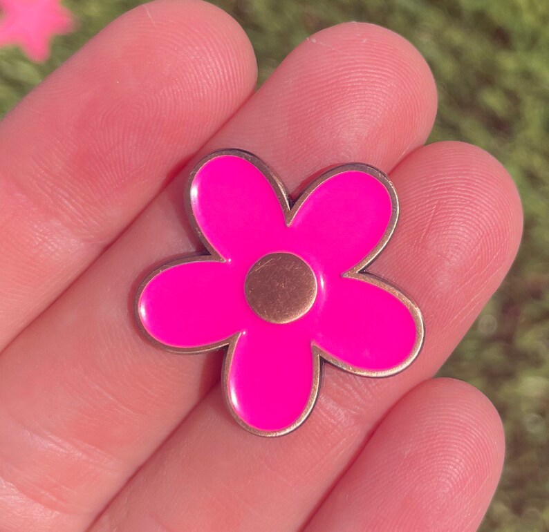 Set of 3 Flower Magnetic Golf Ball Markers - Etsy