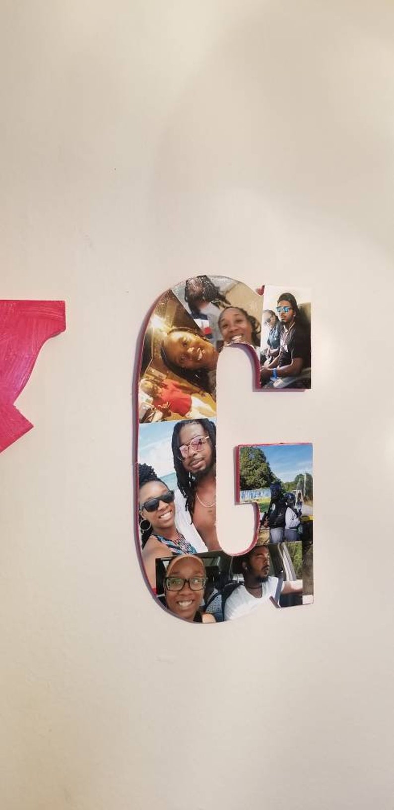 Wooden Letter Picture Collage - Etsy
