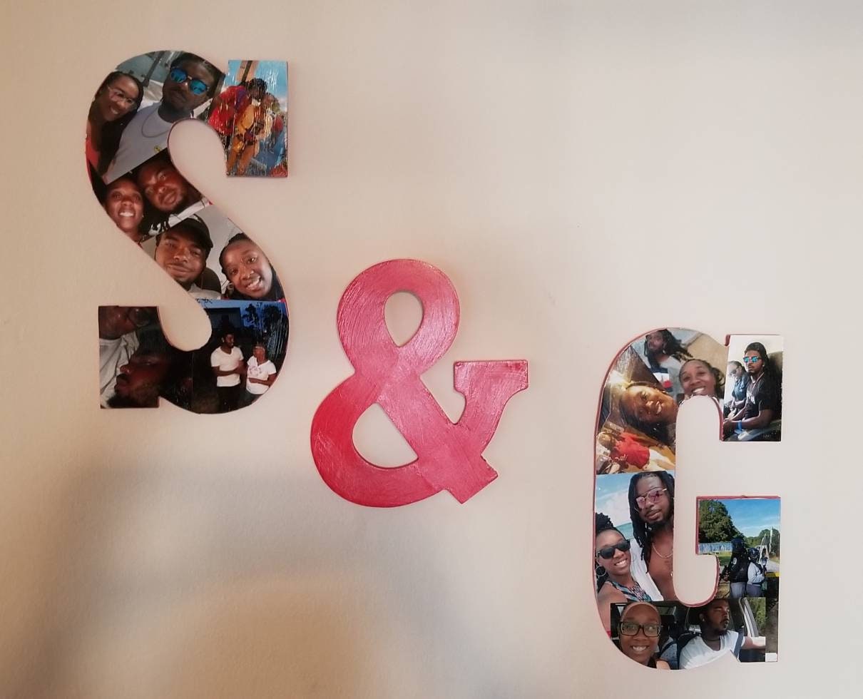 Wooden Letter Picture Collage - Etsy