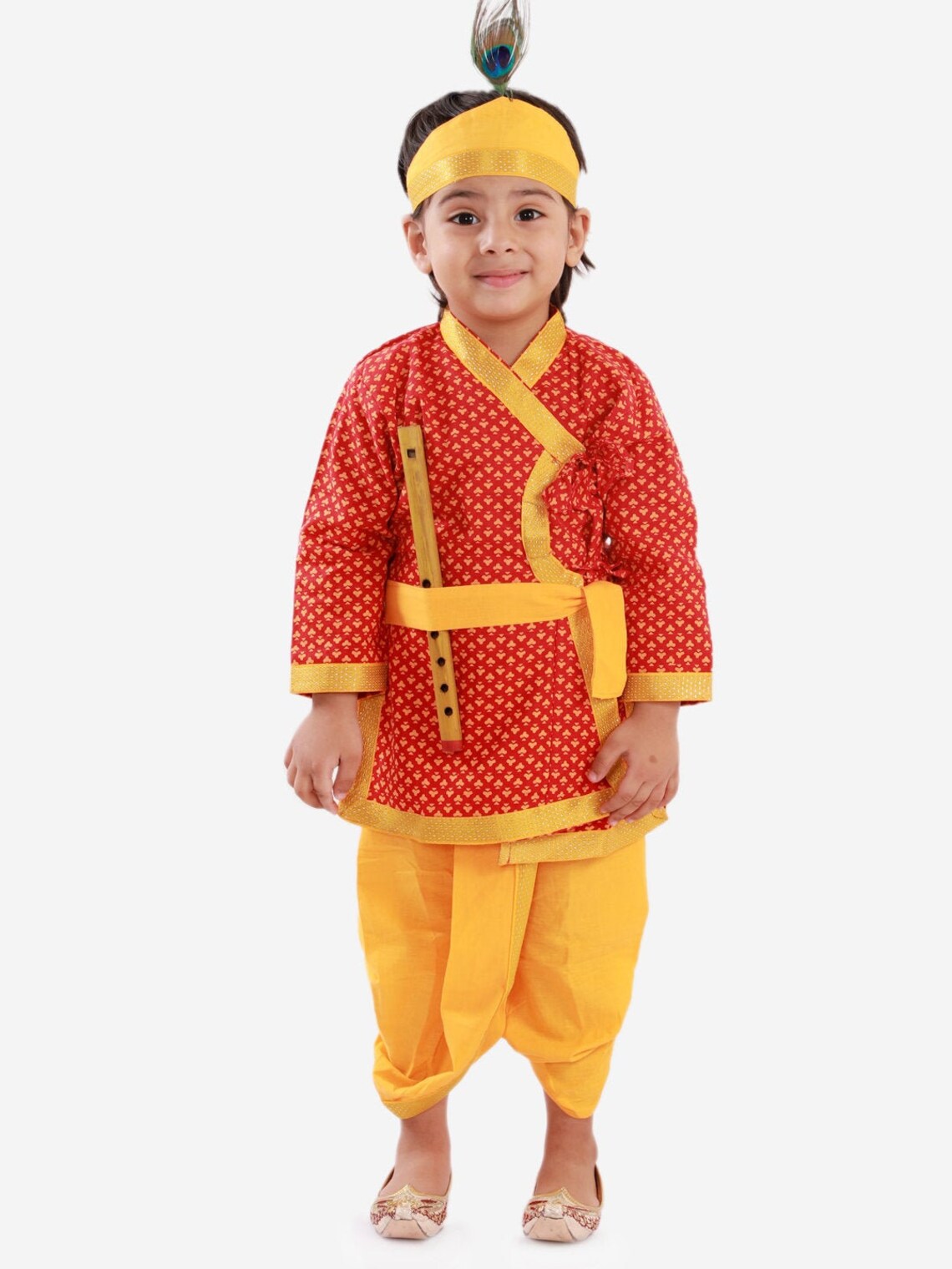 Baby Boy Krishna Outfit janmashtami Krishna Dhoti Kurta Set for Boys ...
