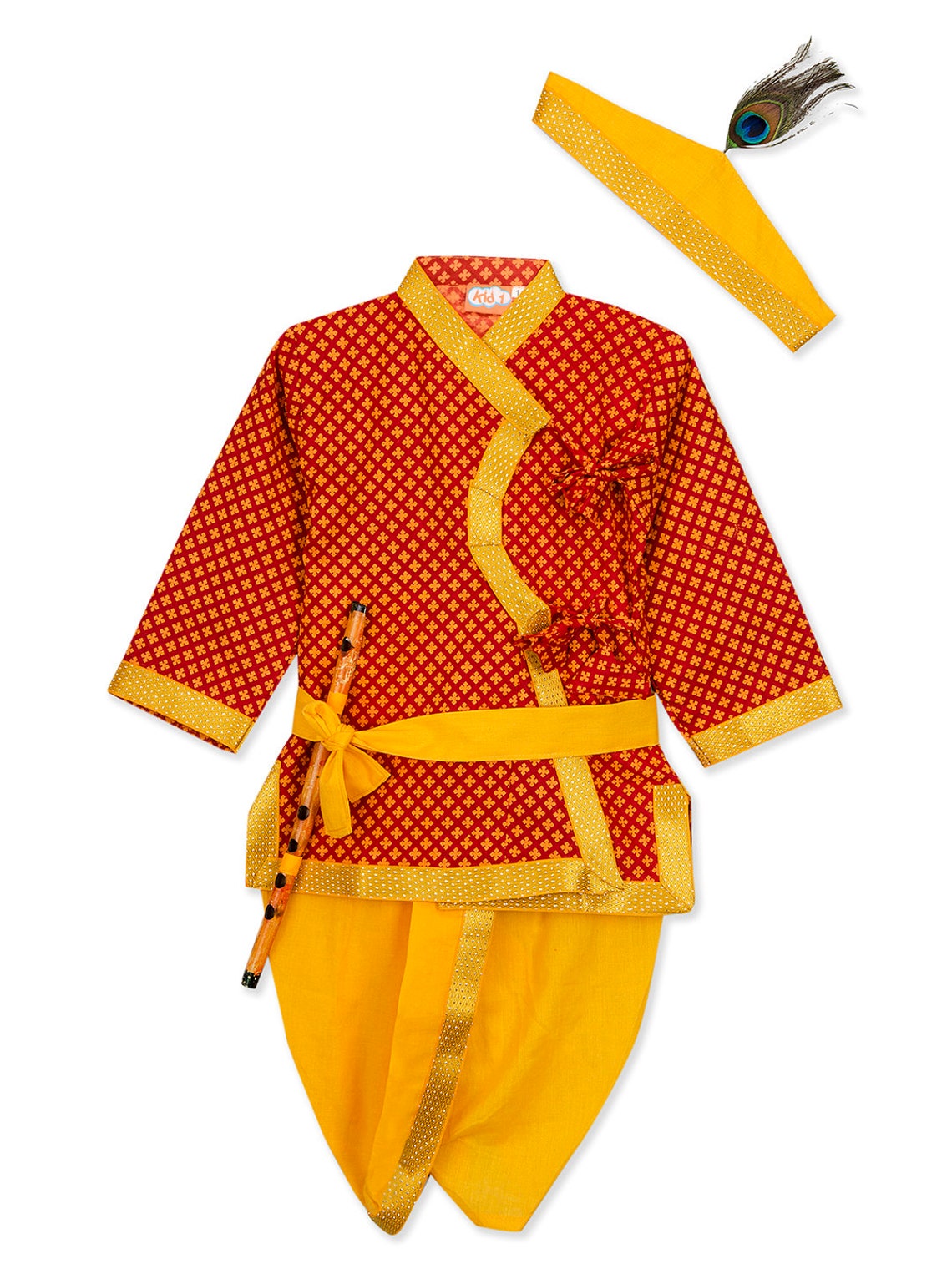 Baby Boy Krishna Outfit janmashtami Krishna Dhoti Kurta Set for Boys ...