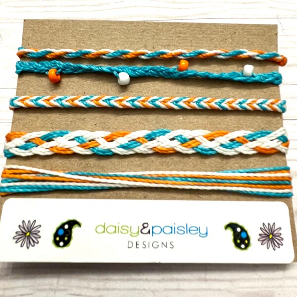 Aqua Orange White - Etsy