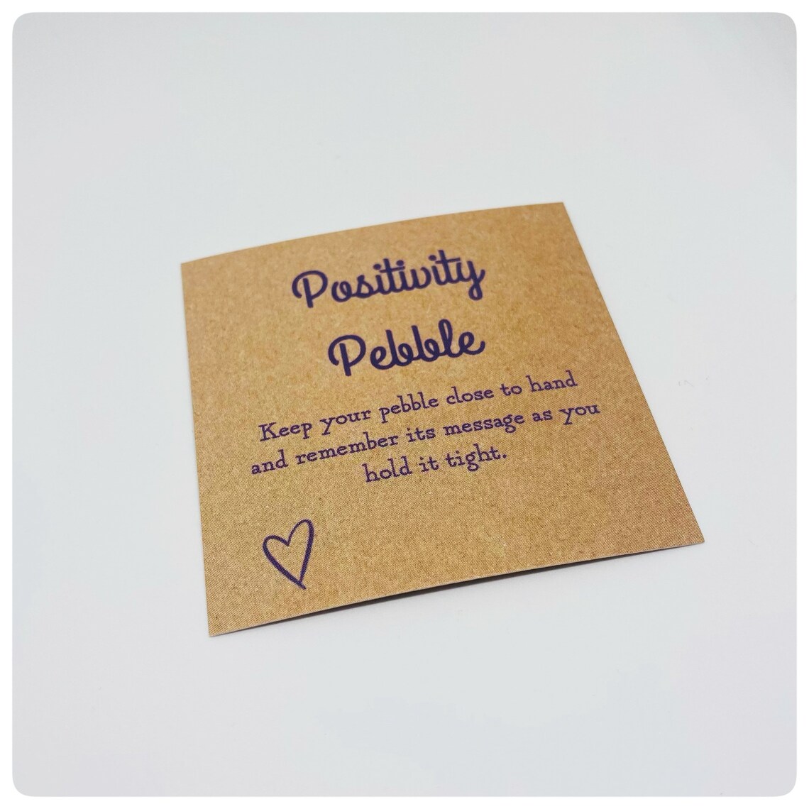 Strength Pocket Positivity Pebble Set Fused Glass Thinking | Etsy UK