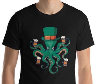 Beer Octopus Shirt - Etsy