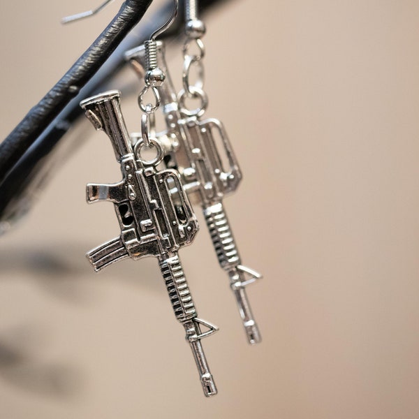 Weapon Earrings - Etsy