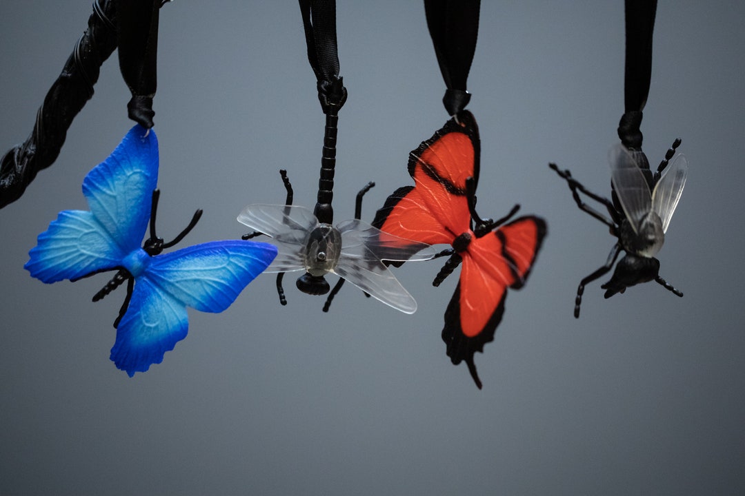 Insect Ornaments-butterfly-dragonfly-house Fly - Etsy