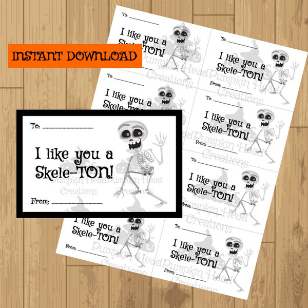 Skeleton Card - Etsy