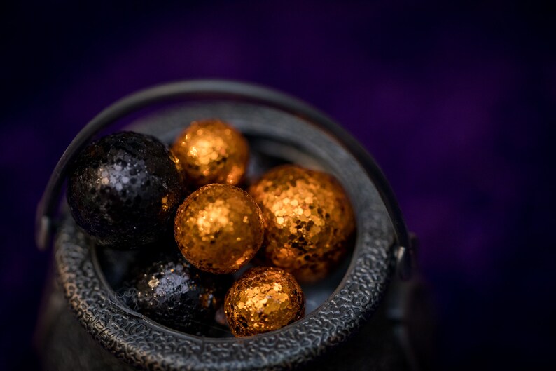 Mini Witch Cauldron Ornament- Skeleton, Eyeball, Potion - Etsy