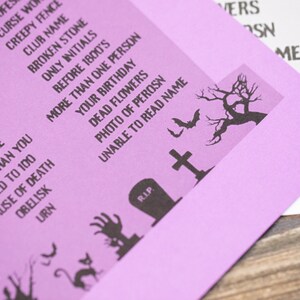 Halloween Cemetery Scavenger Hunt: Hard Level (digital Download) - Etsy