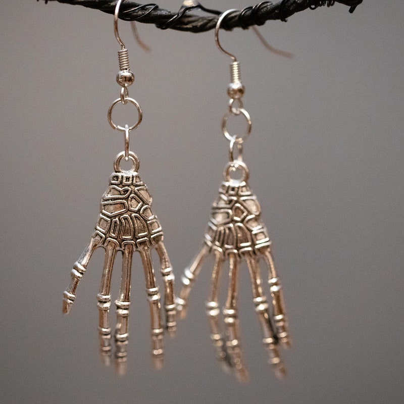 Skeleton Earrings - Etsy