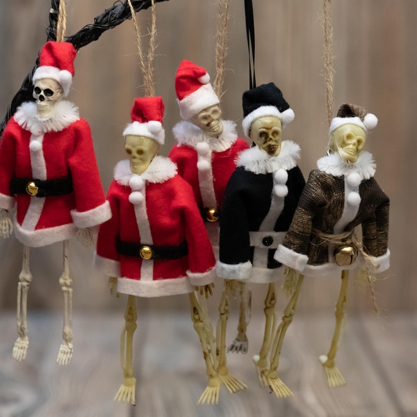 Skeleton Santa Claus - Etsy