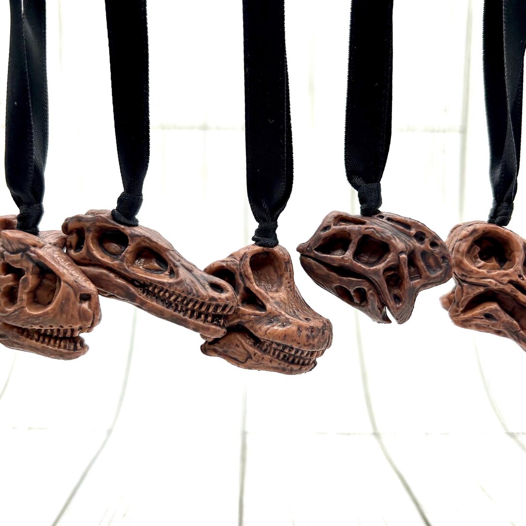Dinosaur Skull Ornaments-carnotaurus, Velociraptor, Brachiosaurus ...