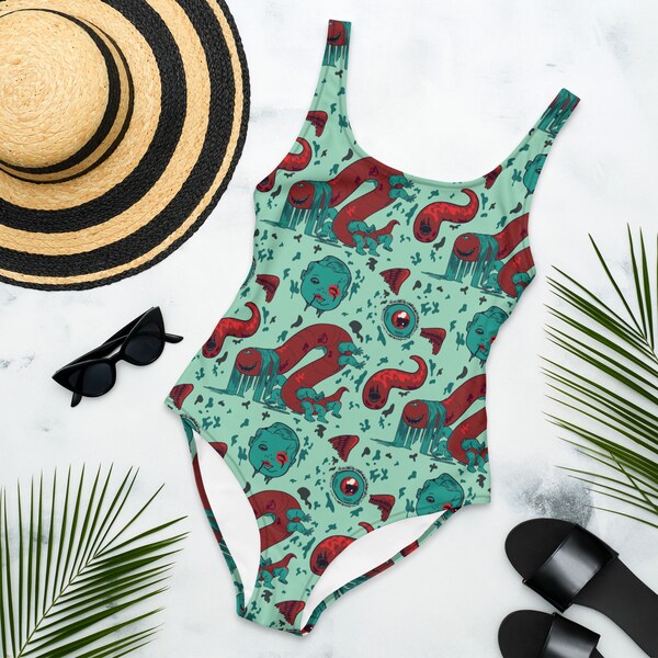 Creepy Swimsuit - Etsy