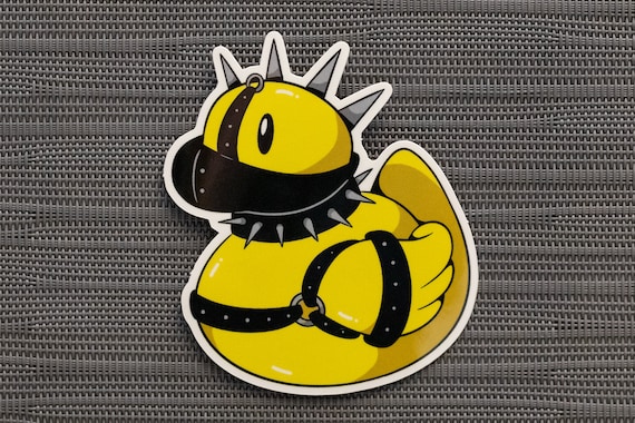Bondage Rubber Duck Sticker BDSM Sticker - Etsy