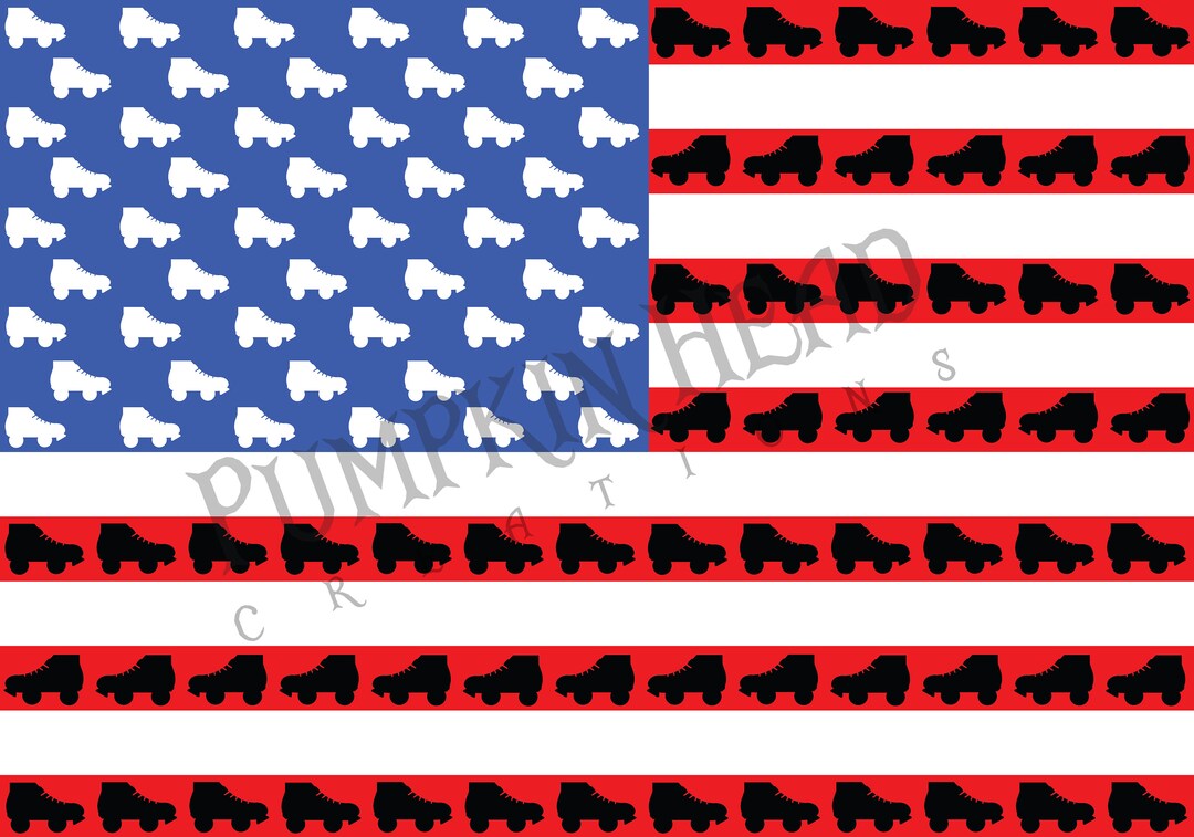 USA Roller Skate Flag, 3'x5' Skate Flag, Full Size Flag - Etsy