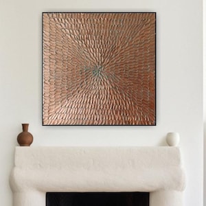 Copper Wall Art 3d Textured Wall Art Copper Wall Decor Original Copper ...