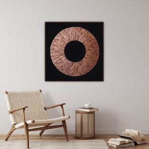 Copper Wall Art Handmadecoppet Circle Artwork Round Copper Wall Art ...