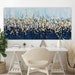 Extra Large Long Narrow Wall Art Handmade Art Abstract Art Gold Wall ...